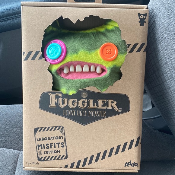 Toys | Fuggler Laboratory Misfits Edition Green With Button Eyes | Poshmark